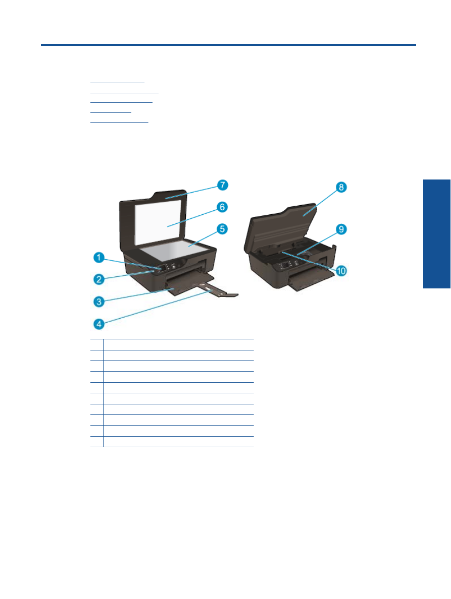 Komponen printer - HP Deskjet 3520 e-All-in-One Printer series