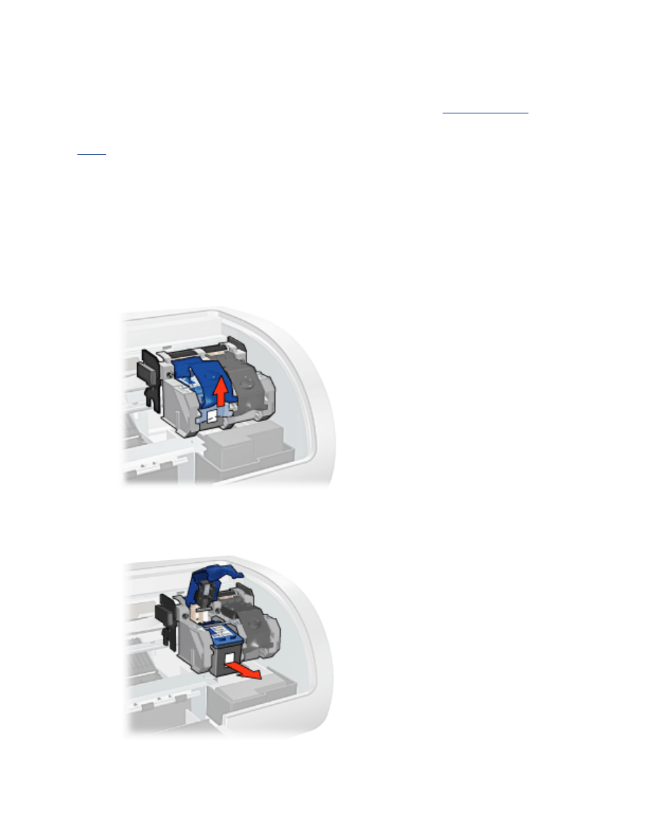 replacing print cartridges - HP Deskjet 5100 Printer series