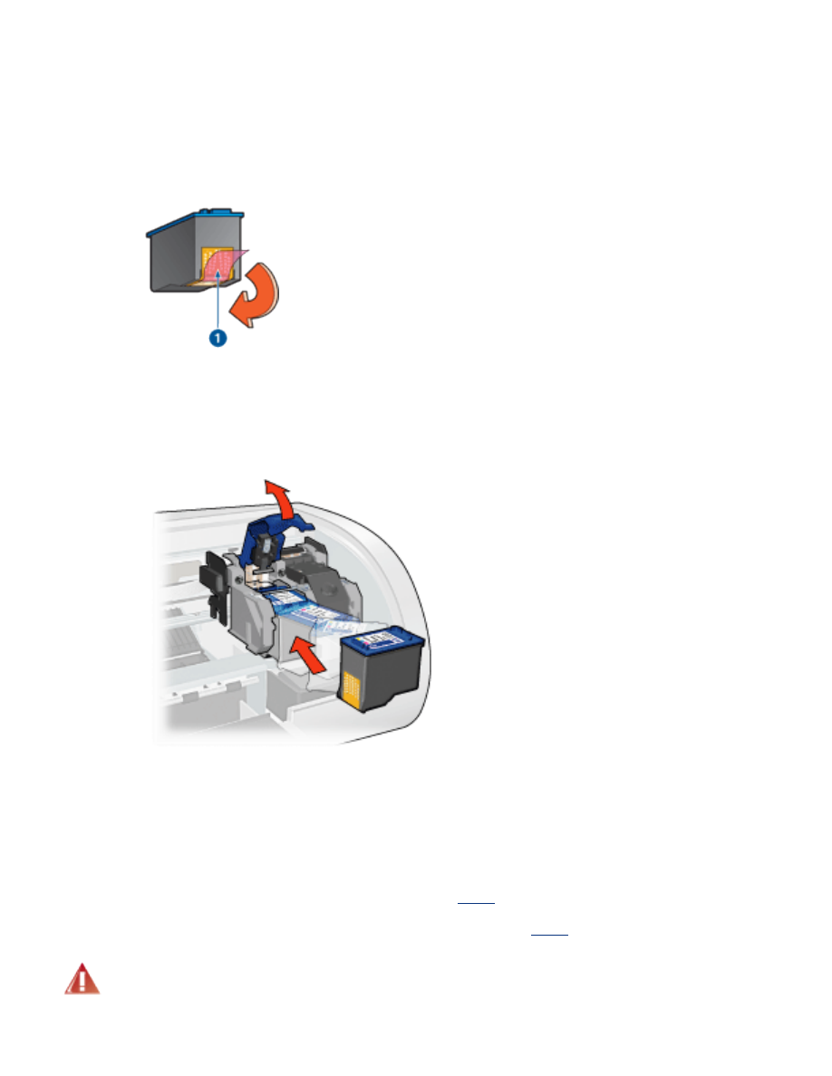 replacing print cartridges - HP Deskjet 5100 Printer series