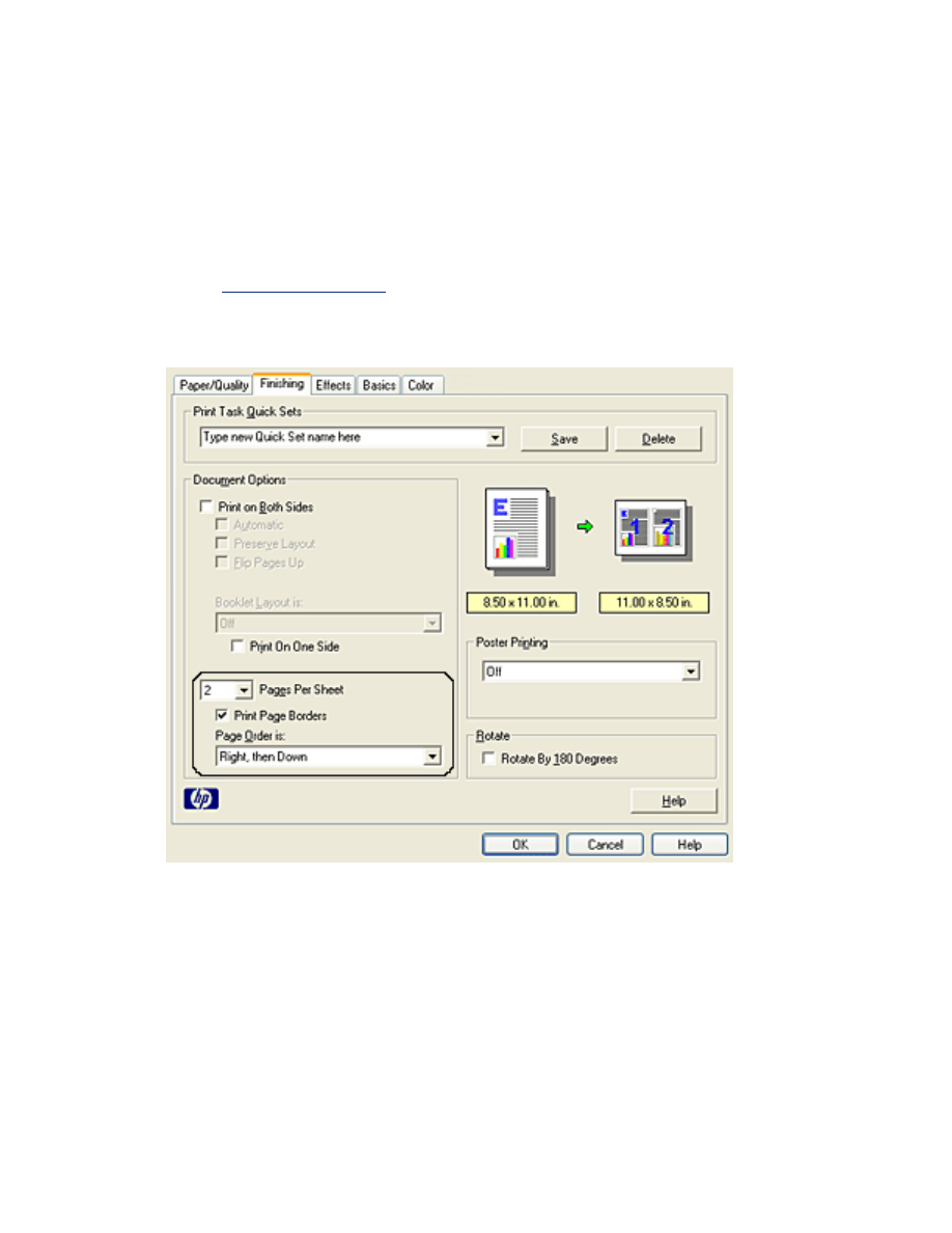 printing multiple pages on a single sheet of paper - HP Deskjet 5100 ...