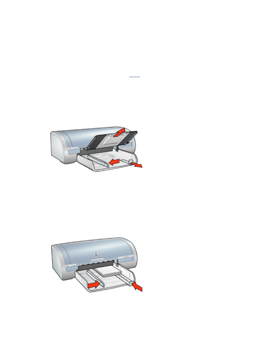색인 카드 및 기타 소형 용지 - HP Deskjet 5160 Color Inkjet Printer