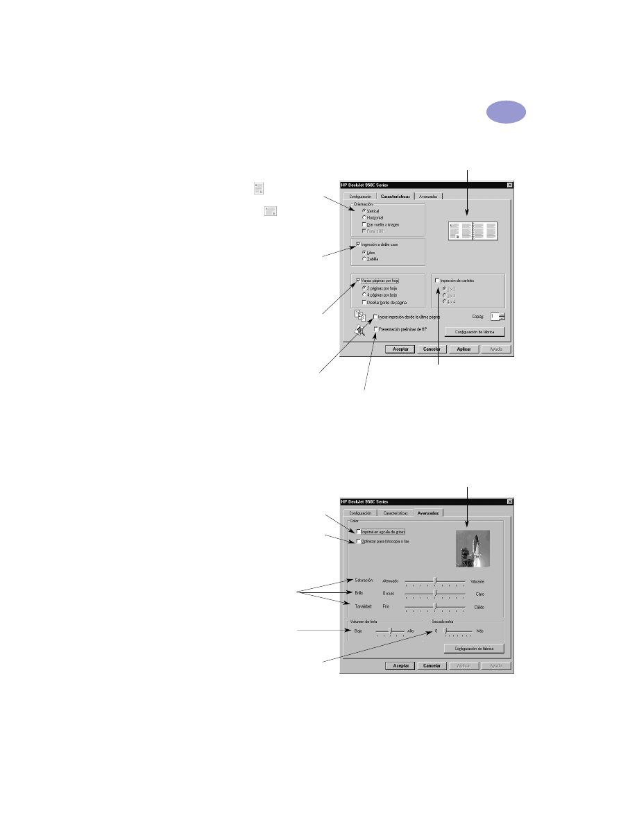 Ficha Configuración - HP Deskjet 952c Printer