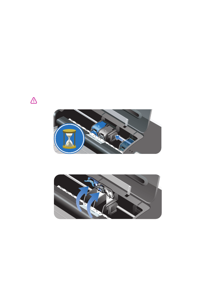 Installieren oder Ersetzen derDruckpatronen - HP Deskjet 9650 Printer