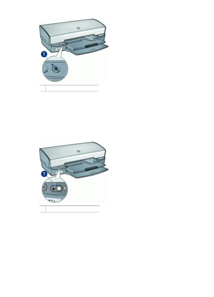 リジュームボタンとランプ - HP Deskjet D4160 Printer